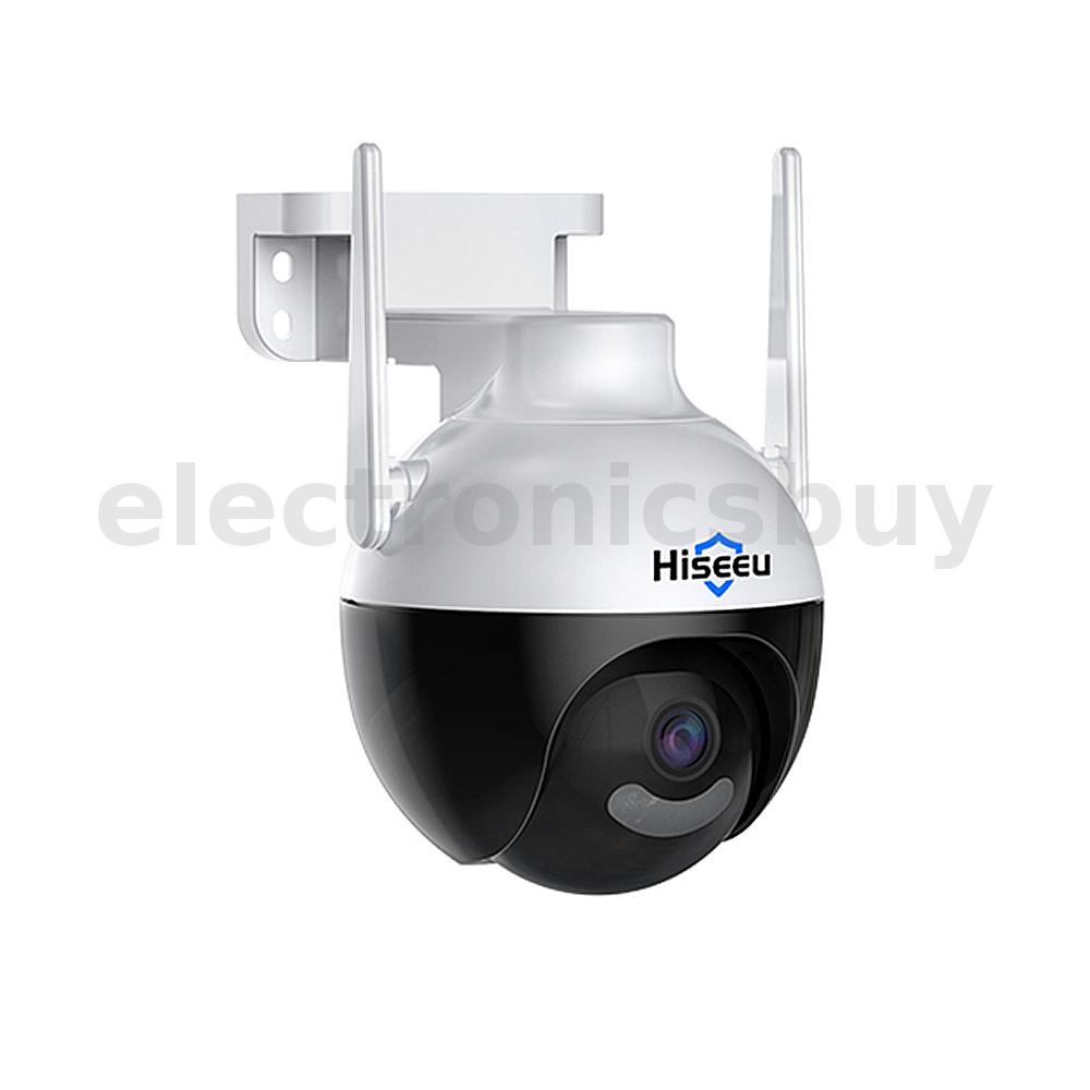 Hiseeu 4K 8MP WiFi Security Camera Outdoor Intelligent PTZ 2-way Audio ...