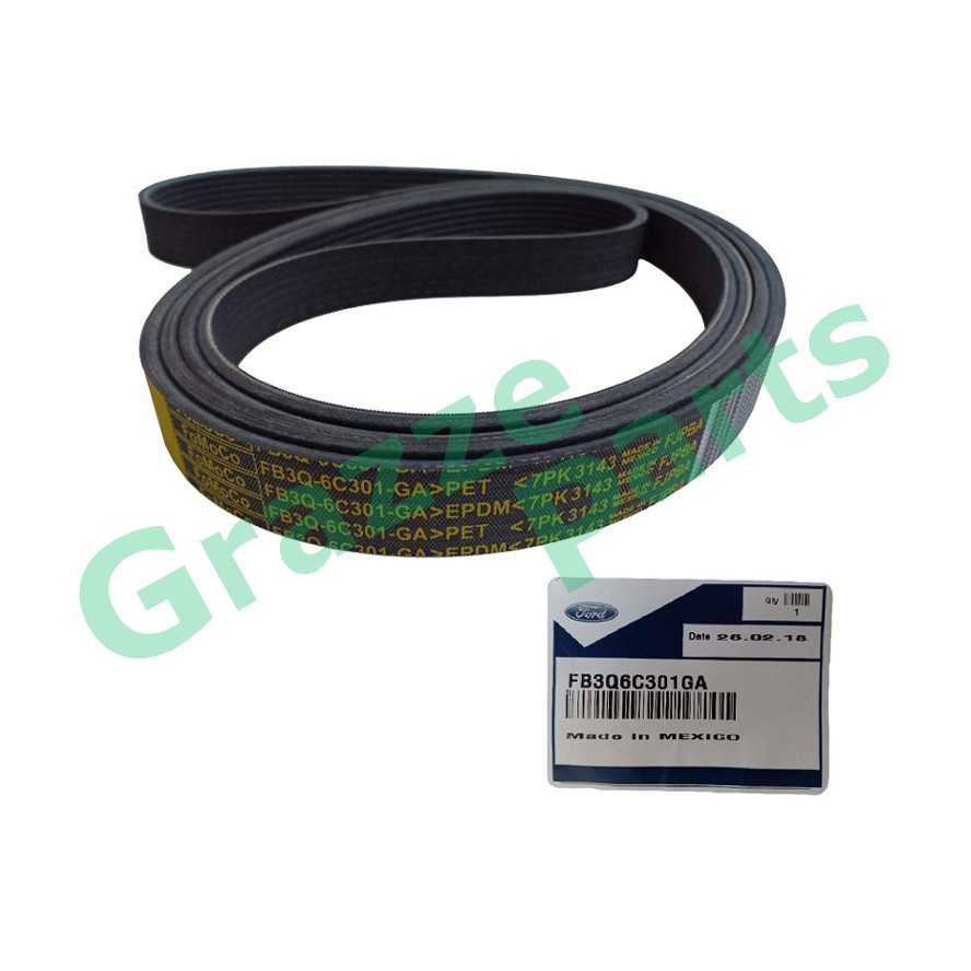 Fan Belt 7PK3143 for Ford Ranger T7 2.2 Mazda BT50 2.2 Year 2013 ...