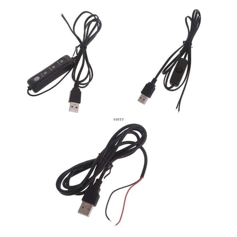 1PC 5V USB Extension Cable with Switch USB 2 0 Male Plug and 2 Pin ...