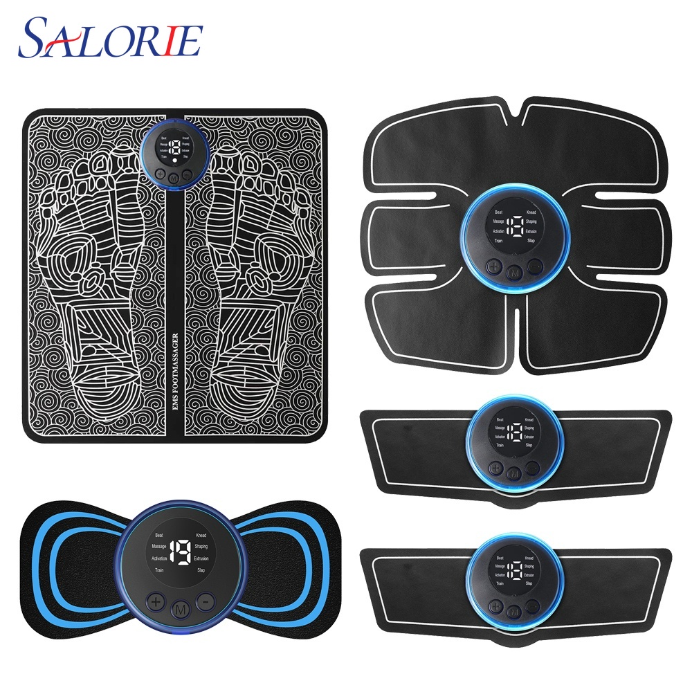 Salorie EMS Body Massager EMS ABS Muscle Stimulator Acupuncture Massage ...