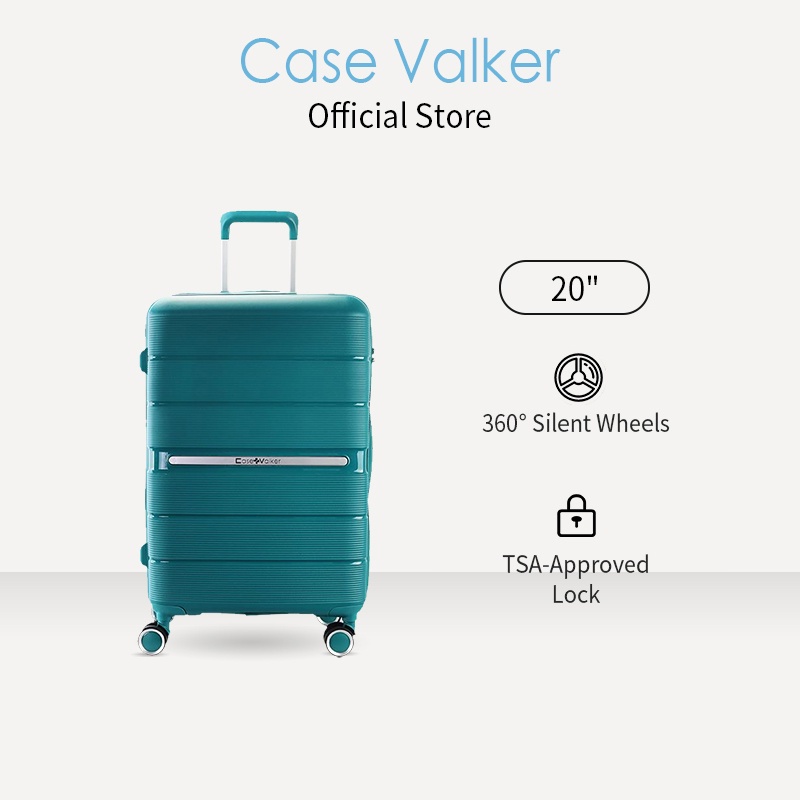 Case Valker Signature Hana Unbreakable TSA Suitcase (20") | Shopee Malaysia