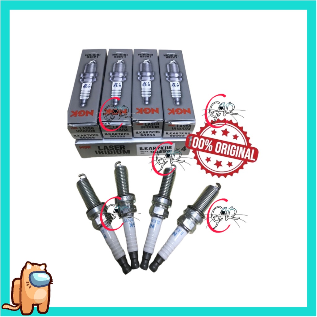 HONDA ACCORD T2A 2.4 ODYSSEY RC1 RC2 2.4 (100% ORIGINAL) NGK LASER IRIDIUM SPARK PLUG ILKAR7K ...