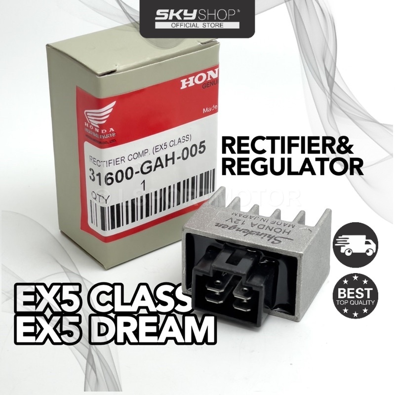 ORIGINAL 🔥 HONDA EX5 CLASS / DREAM RECTIFIER & REGULATOR (GP) 31600-GAH ...
