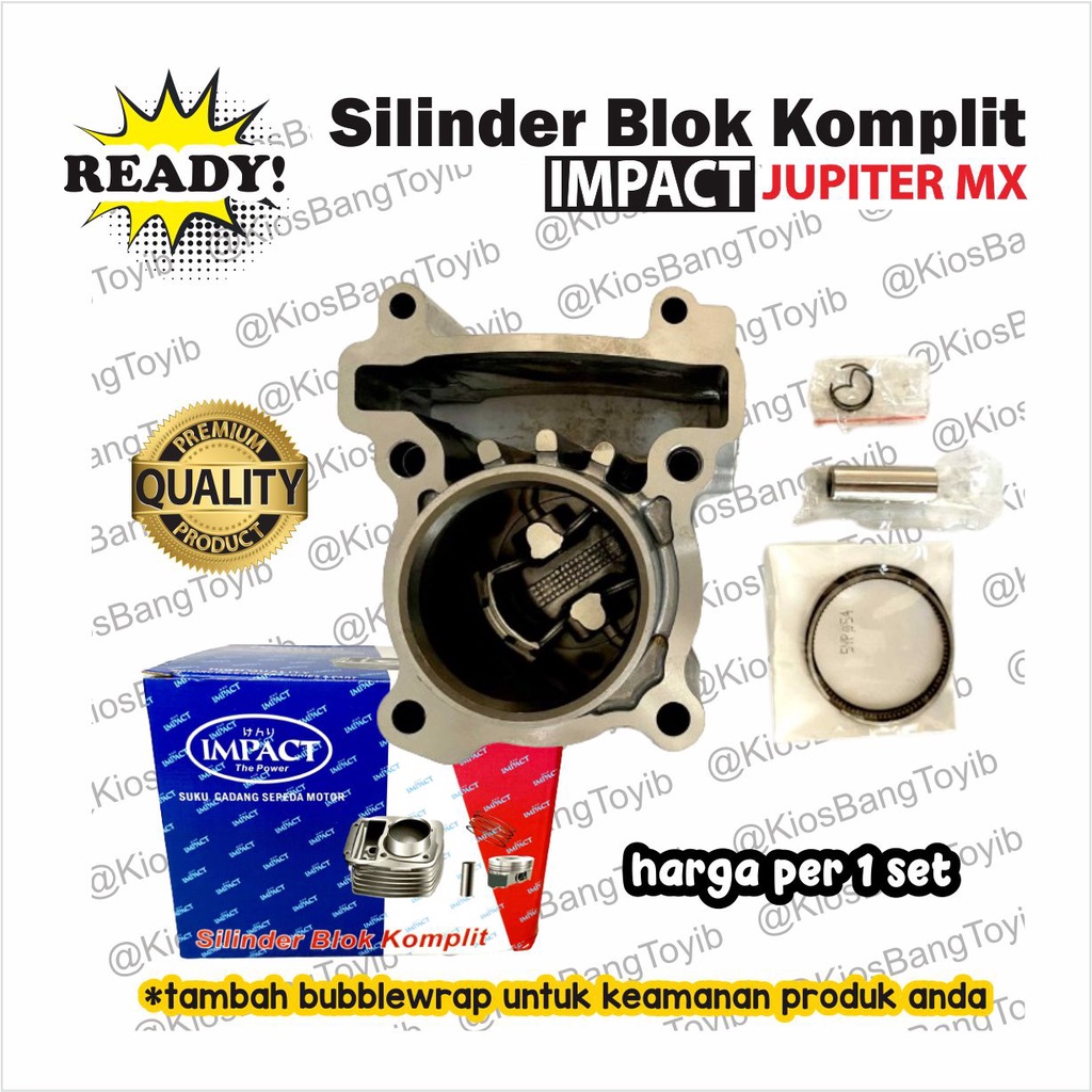Cylinder Cylinder Block Assy Complete Set Yamaha JUPITER MX (IMPACT ...