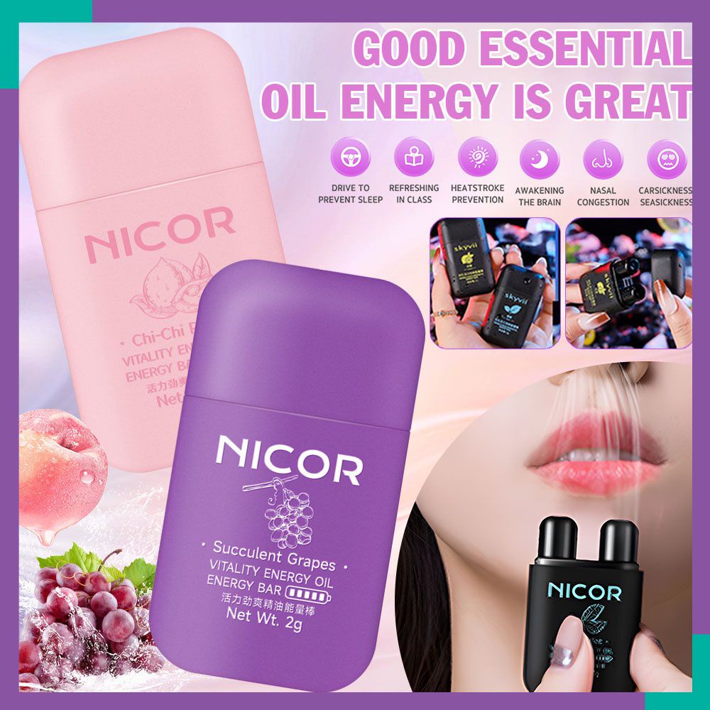 COD Nicor Herbal Double Hole Inhaler Refreshing Stick Double Energy ...