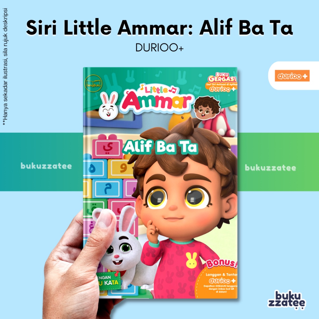 (Buku Saiz Gergasi) Siri Little Ammar: Alif Ba Ta | Durioo + Bergambar ...