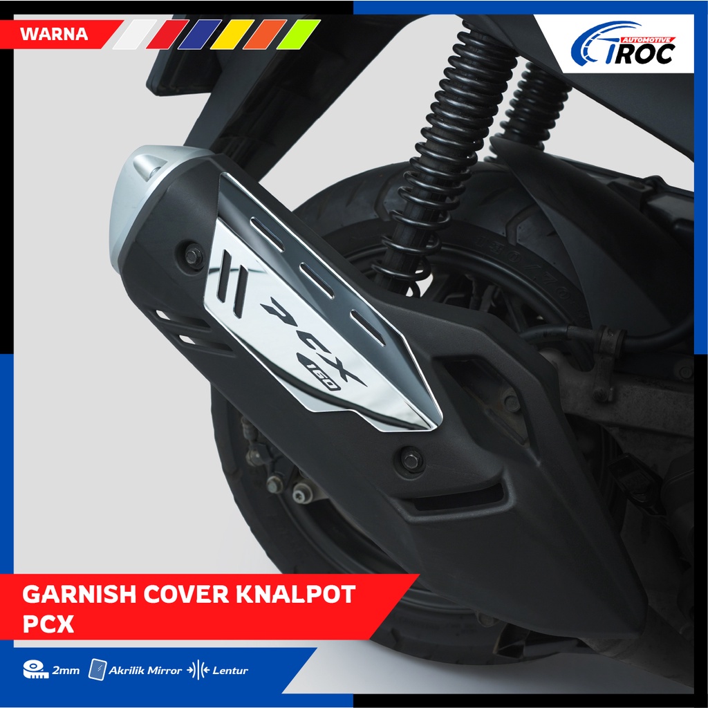 Cover GARNISH Exhaust PCX 160 Accessories PCX 160 Exhaust Cap YAMAHA PCX NEW MUFFLER HONDA PCX ...