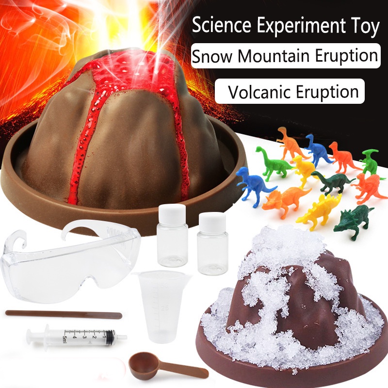 Volcano Eruption Kit Kids Funny Early Education Science Experiment Kit ...