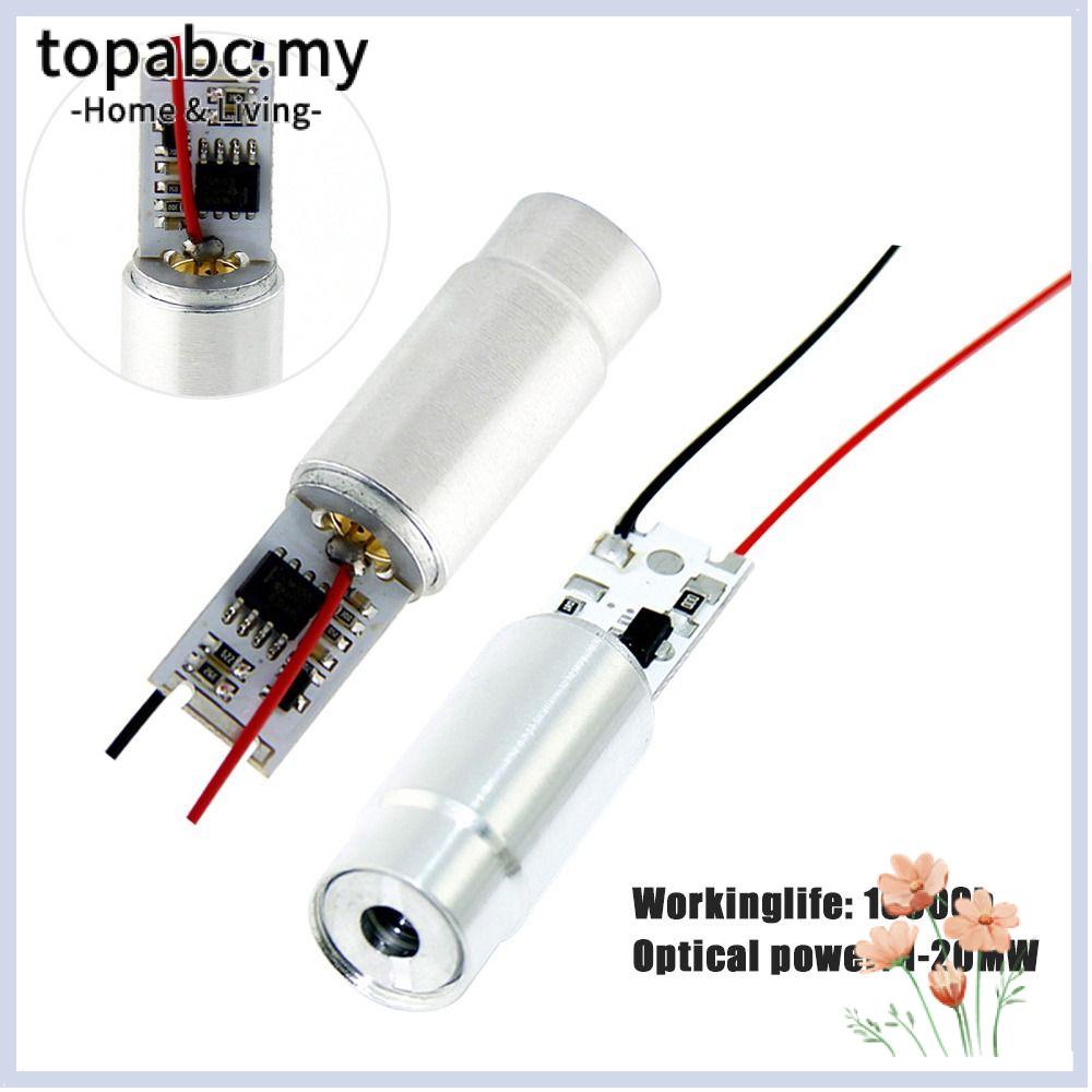 TOPABC 13mm Laser diodes Mini Green Sight 6V 1-20MW Dot Diode Module ...