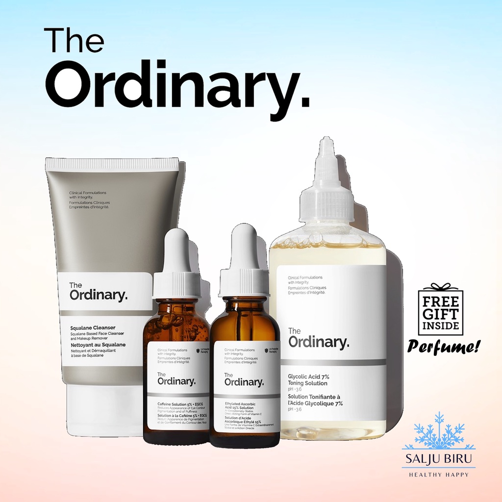 THE ORDINARY Best Sellers Niacinamide/Hyaluronic/Alpha Arbutin/Glycolic ...