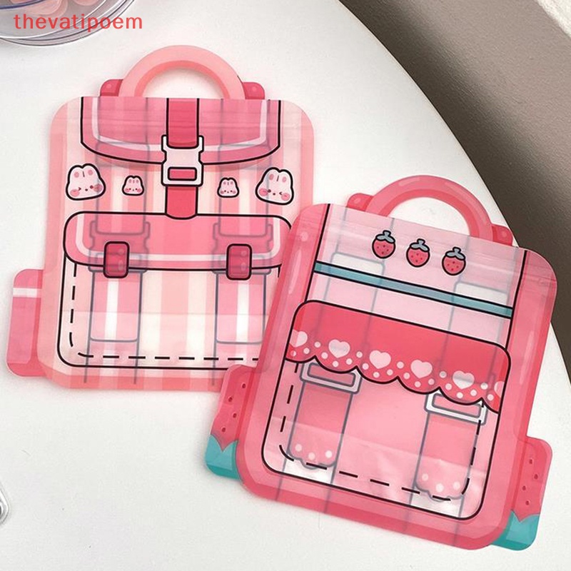 [thevatipoem] 10PCS Party Sweets Packaging Bags Cute Snack Cookie Goody ...