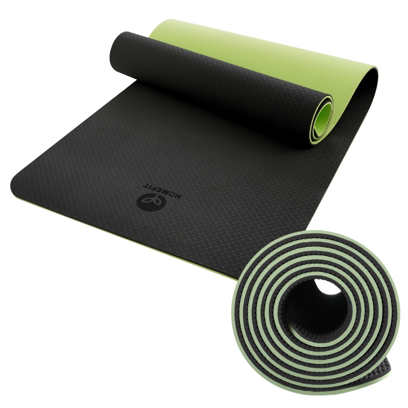 6MM 8MM Non-slip TPE Yoga Mat Pilates fitness Non Slip yoga mat free ...