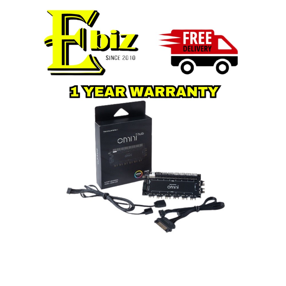 TECWARE OMNI 8 PORT UNIVERSAL ARGB PWM SYNC HUB | Shopee Malaysia