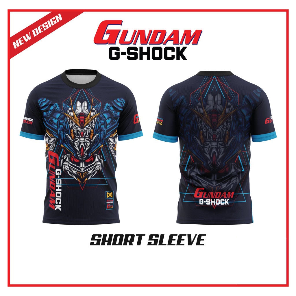 GUNDAM G-SHOCK Anime Shirt Unisex Style Fully Upgraded | Shopee Malaysia
