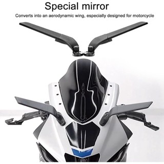 【24H Shipping】Winglet Side Mirror Kawasaki Ninja Honda CBR Yamaha R15 ...
