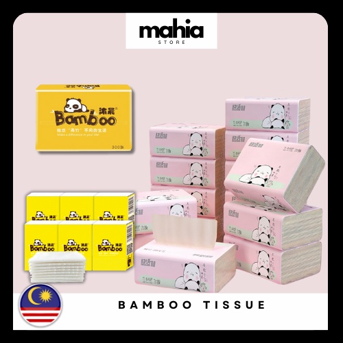 70ply 3sheet Bamboo Tissue Soft Facial Tisu Baby Kids Adult Tisu Dewasa ...