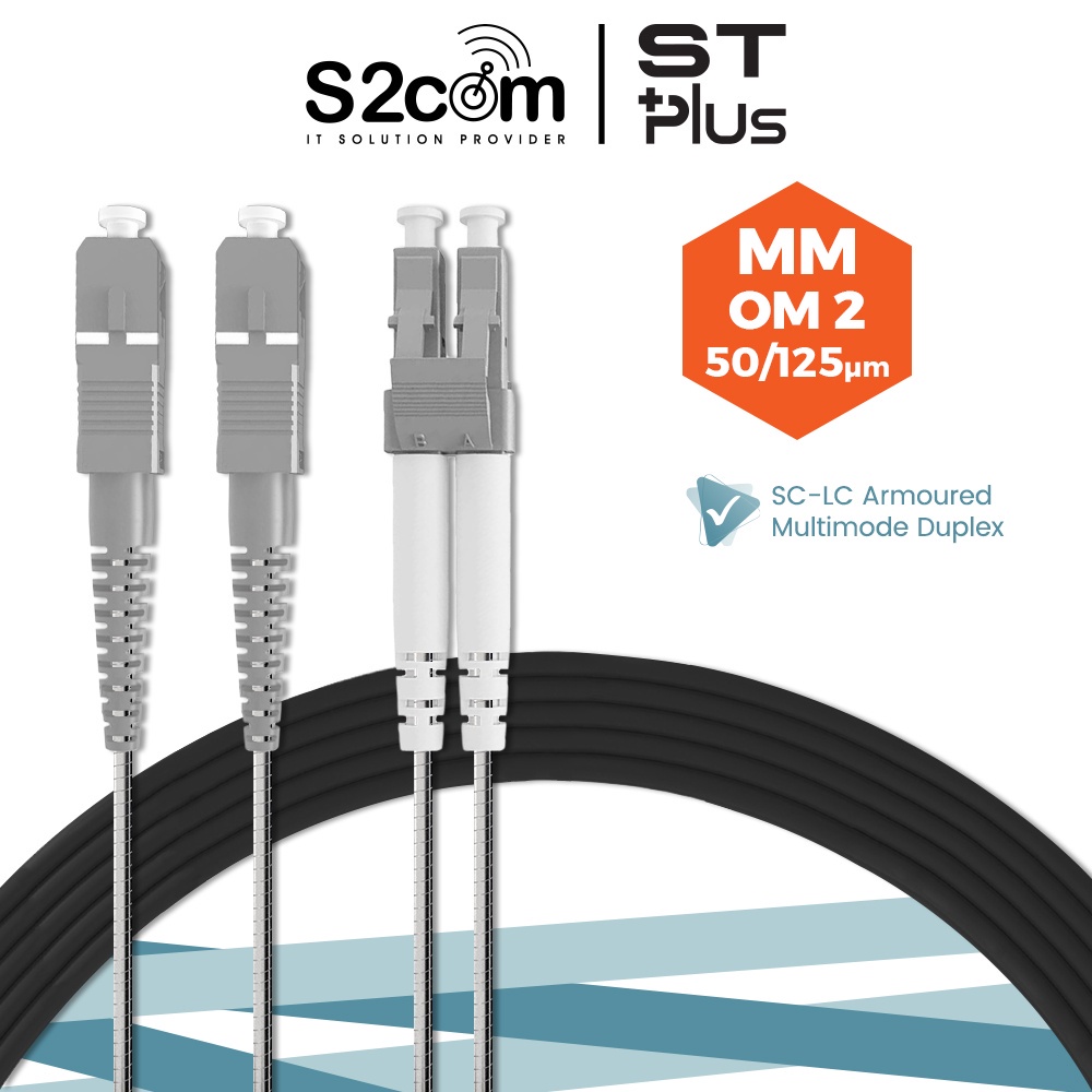 SC-LC Multimode Outdoor Duplex Armoured Anti-Rodent Fiber Optic Patch ...