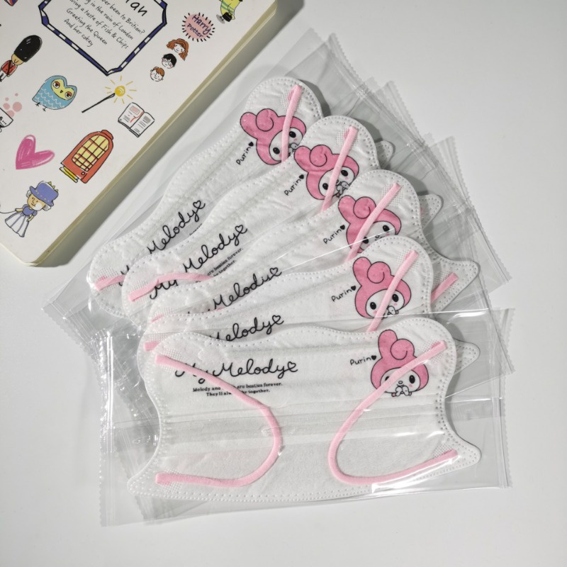 20/50Pcs Adult Simple Sanrio Face Mask Pochacco Melody Cinnamoroll Cute ...
