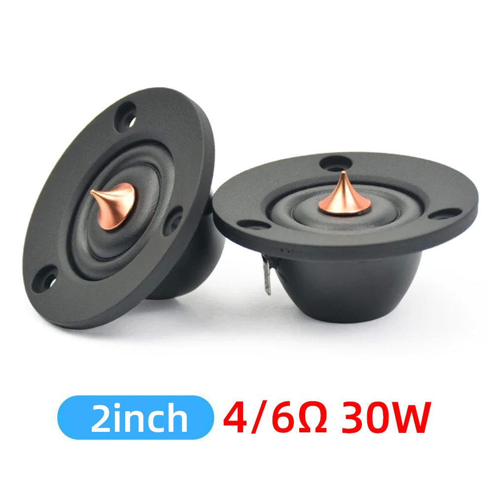 2 inch 4/6 Ohm 30W Silk Treble Film Tweeter Speaker Unit Car Speaker ...