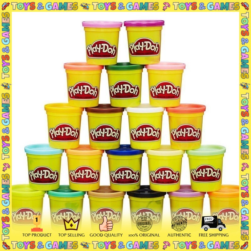 Original Play-Doh Multi Color Classic Dough & Color Clay Creative Play ...