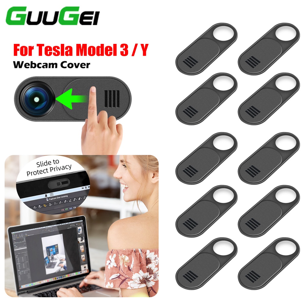 Guugei Camera Covers for Tesla Model 3 Y Webcam Slide Blocker Privacy ...