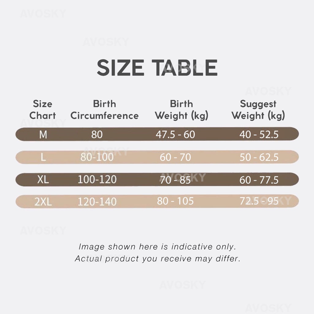 AVOSKY Mommy Tummy Belt Abdominal Binder Postpartum Belt Bengkung ...