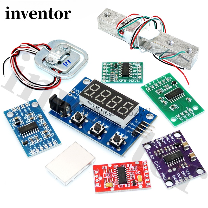 Load Cell 1KG 5KG 10KG 20KG HX711 AD Module Weight Sensor Electronic ...