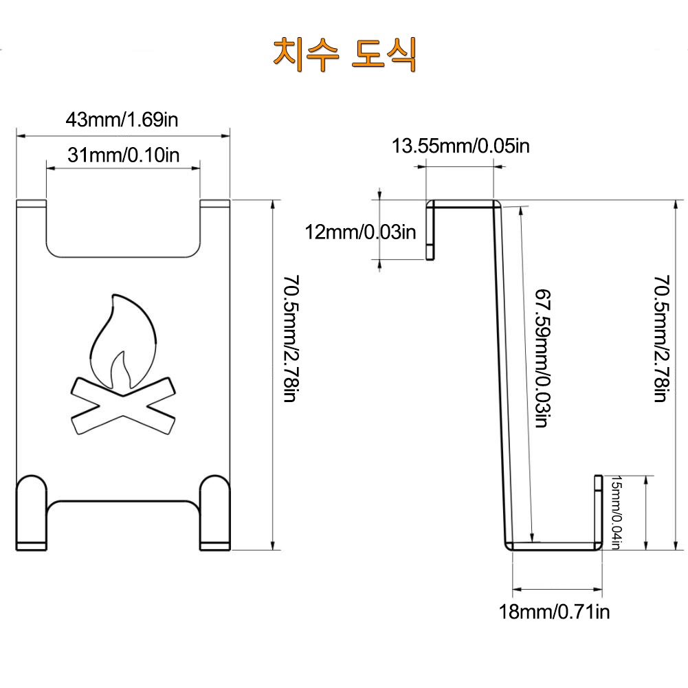 AIGONI™ Butane Gas Tank Hanger Clip Stainless Steel Gas Tank Hooks for ...