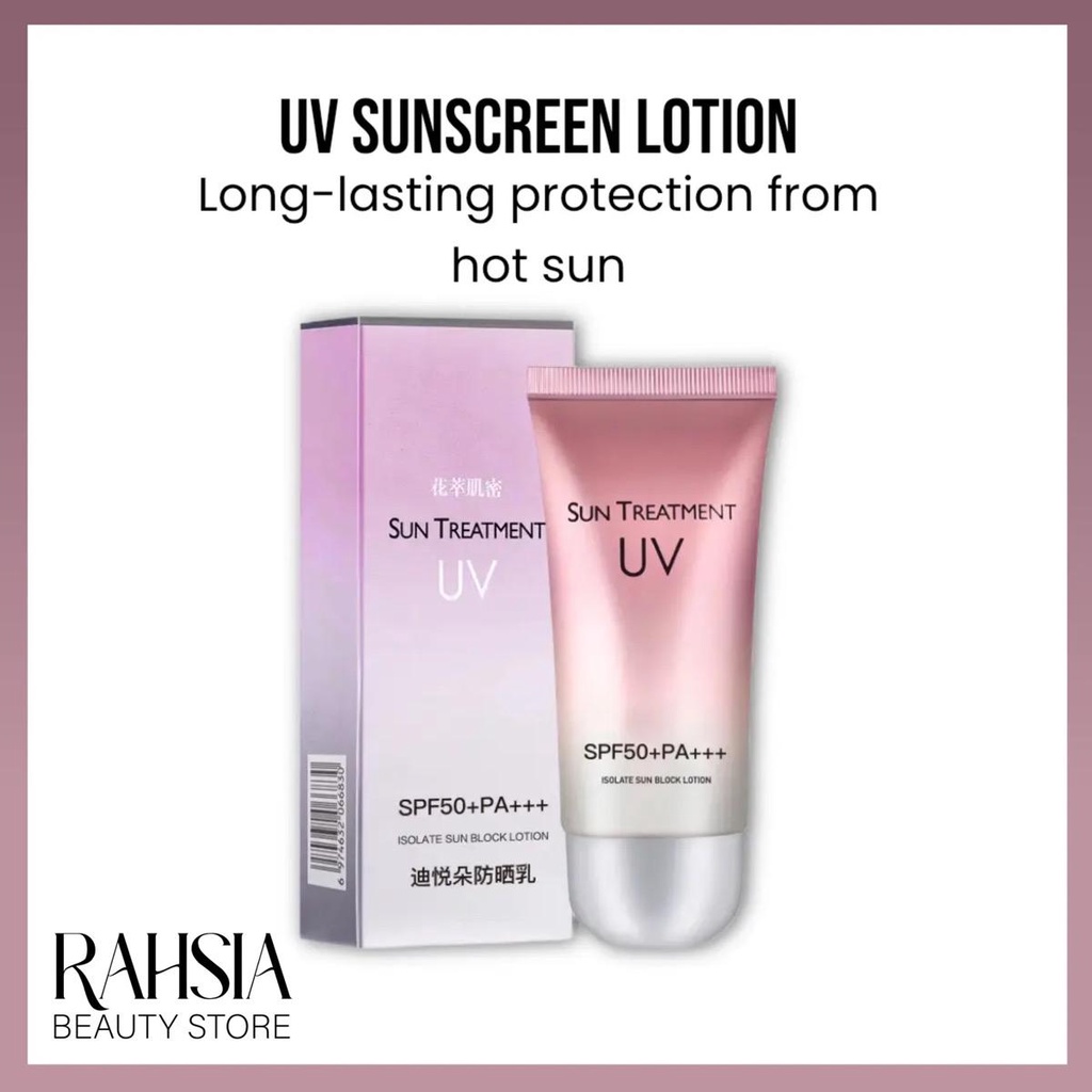 UV Sun Treatment Intensive UV Sunblock Cream SPF50+ Sunscreen Sun Cream ...