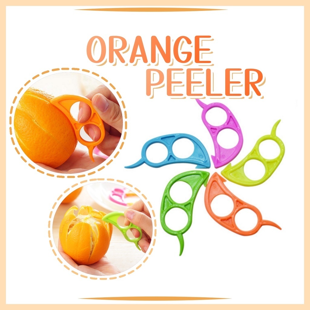 (1 PCS) Creative Orange Peelers Lemon Slicer Fruit Stripper Easy Opener ...