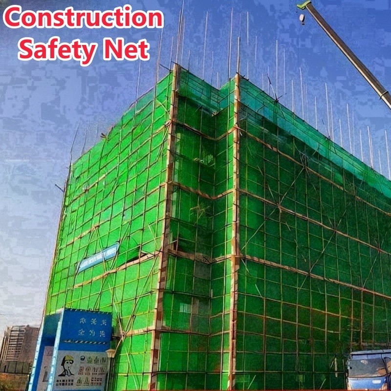 High Construction Green Safety Net With White Lining 1.81M x 5.1M ...