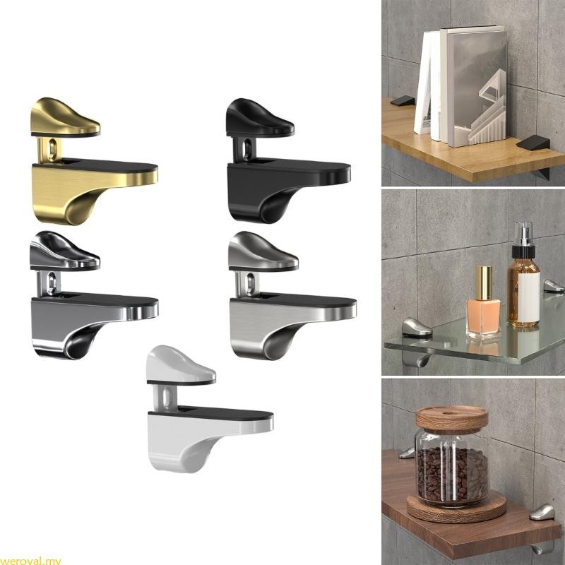 weroyal Glass Holder Brackets Glass Shelf Fittings Support for Interior Designings Projects ...