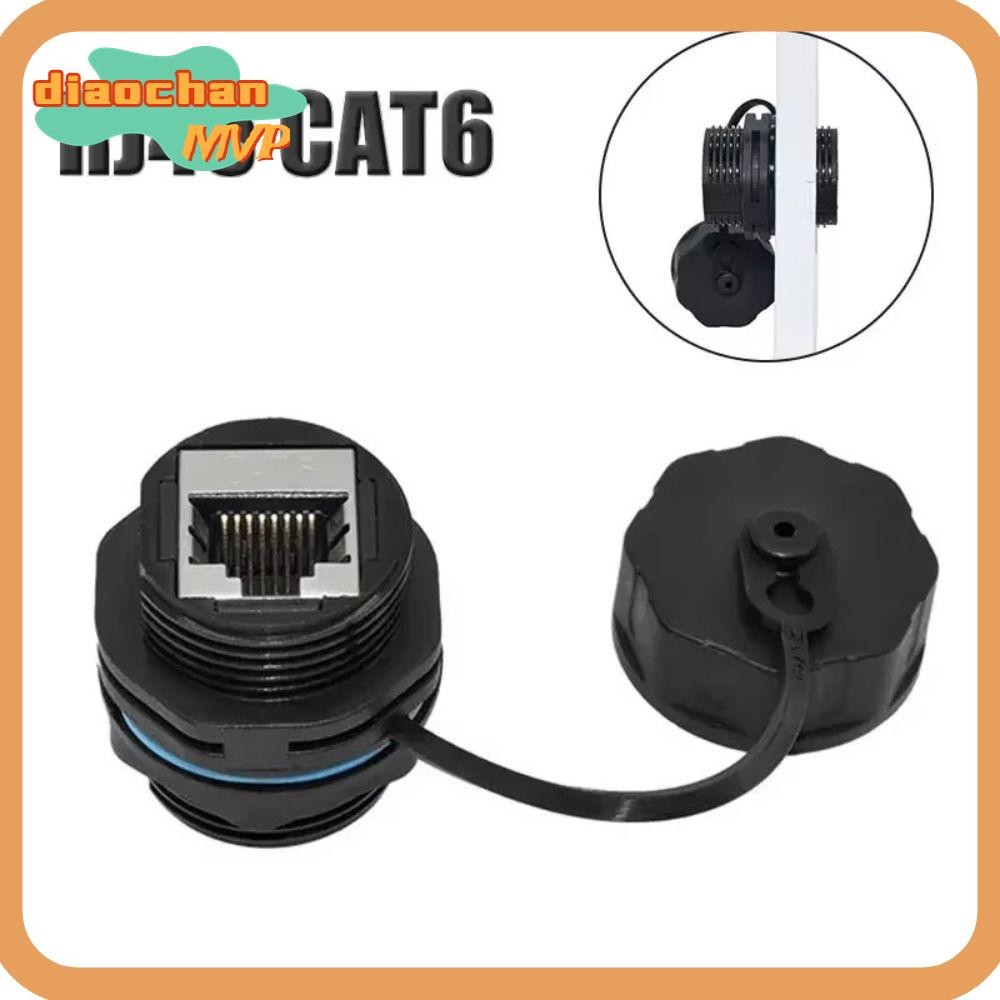 DIACHAMY RJ45 Connector, Circular Shielded Cat6A RJ45 Connector ...
