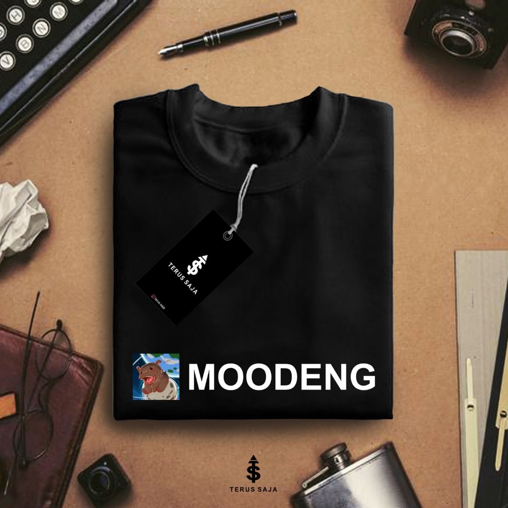 Moodeng Meme Coin Crypto T-shirt / Moo Deng Cryptocurrency T-shirt / Continuous Cloth / Lying ...