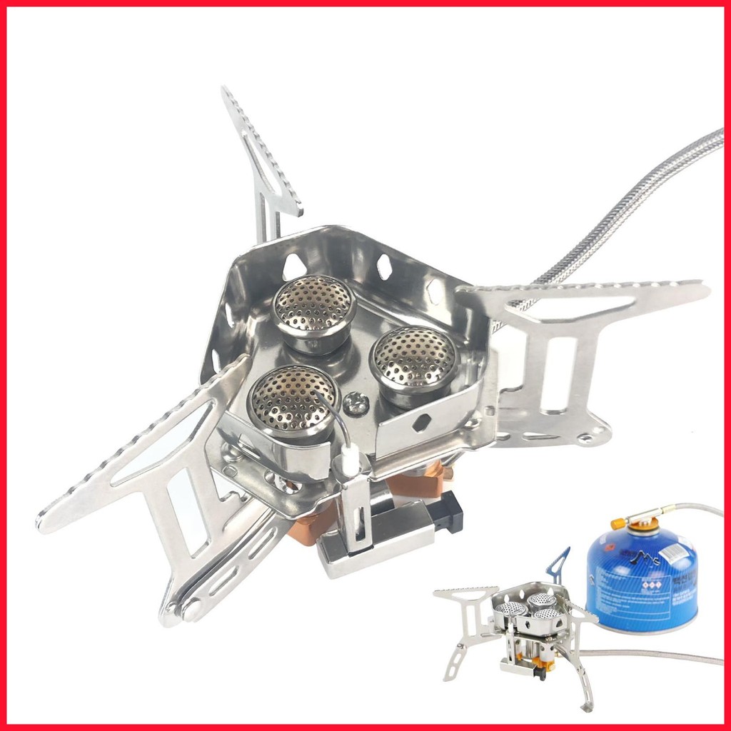 Backpacking Stove 6800W Windproof Camping Foldable Backpacking Stove ...