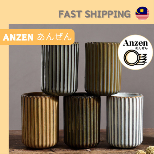 ANZEN あんぜん [READY STOCK] Vintage Japanese Ceramic Tea Cup Wine Cup ...