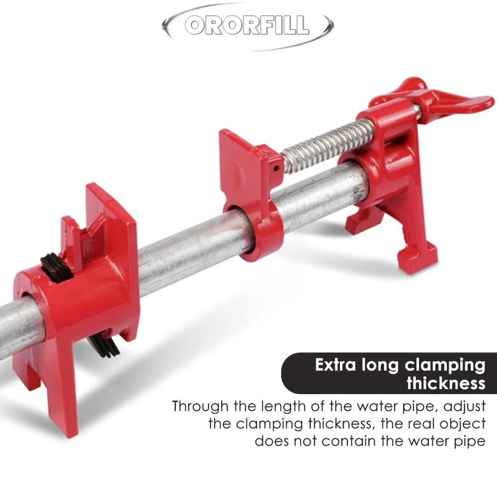 ORORFILL Pipe Clamp Fixture Set, Metal 3/4" Wood Gluing Pipe Clamp ...