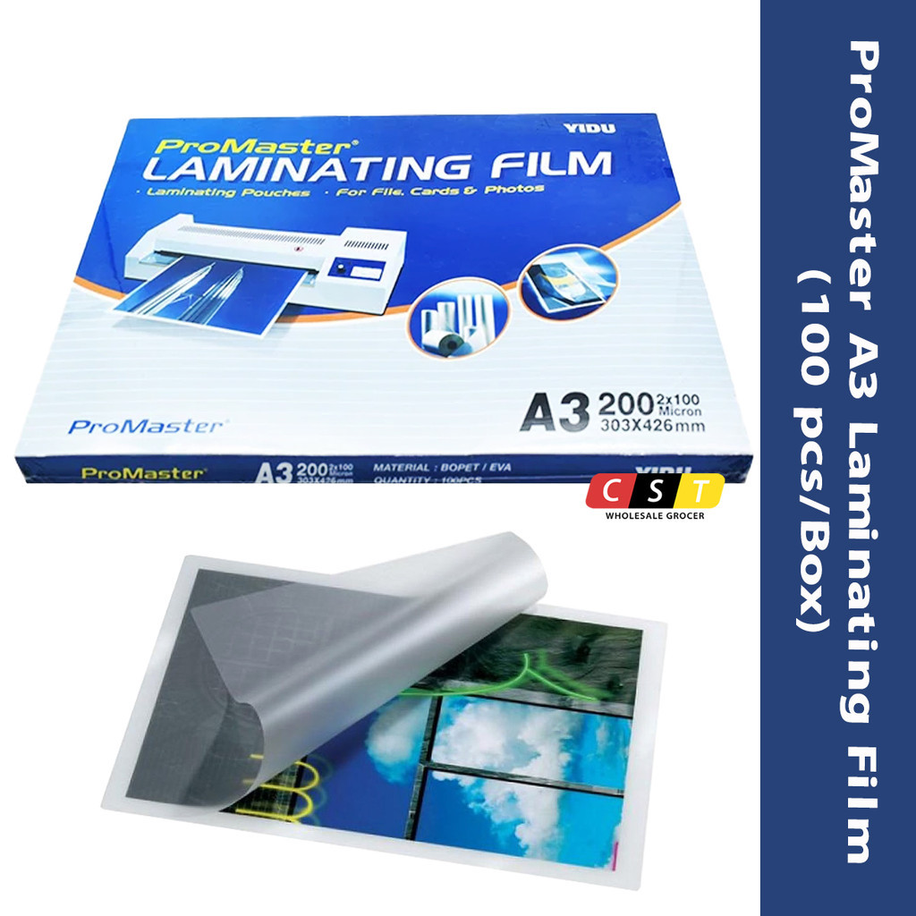 ProMaster A3 Laminating Film (100 pcs/Box) | Shopee Malaysia