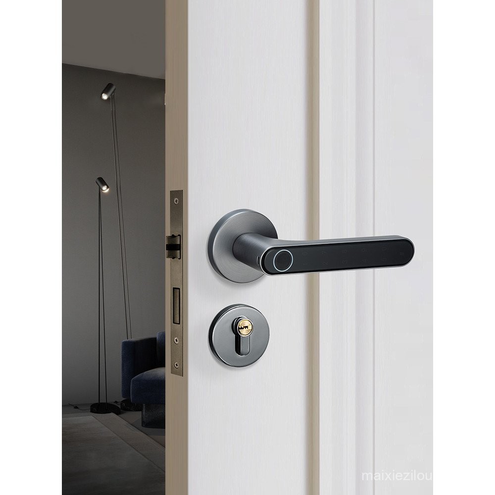 Chuangdegao Official Indoor Wooden Door Fingerprint Lock Room ...