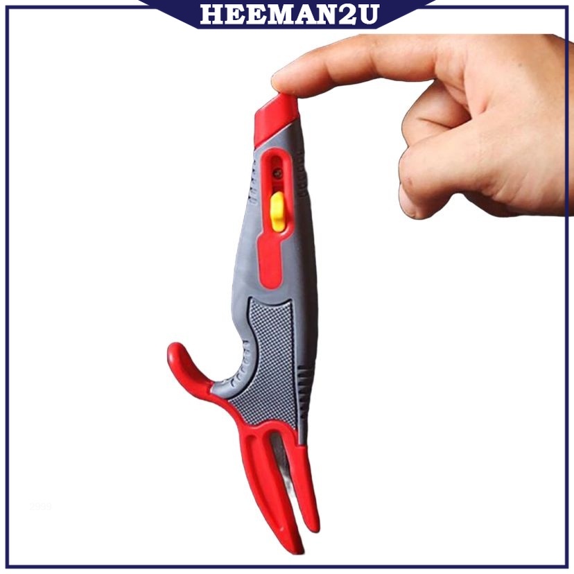 Heeman2u 3 in 1 Professional Box Cutter Safety Retractable Utility ...