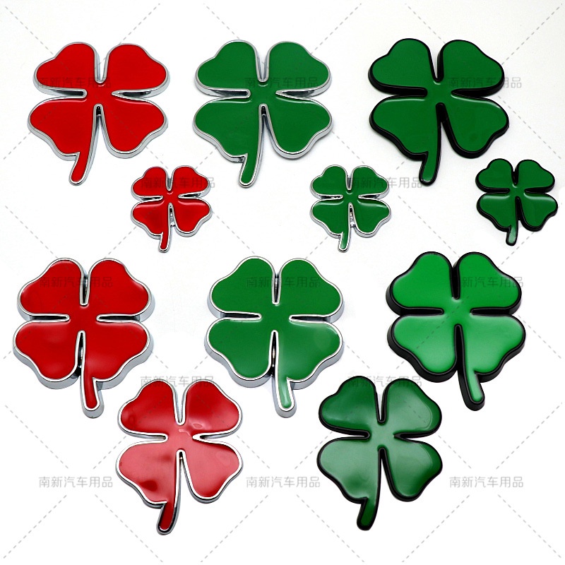 Hot sale Car Metal Lucky Guardian Four-leaf Clover Car Logo Side Logo ...