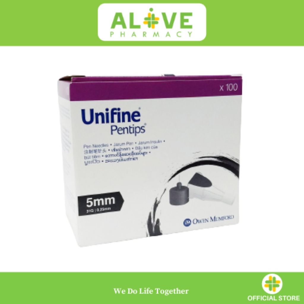 UNIFINE PENTIPS 5MM X 31G 100'S | Shopee Malaysia
