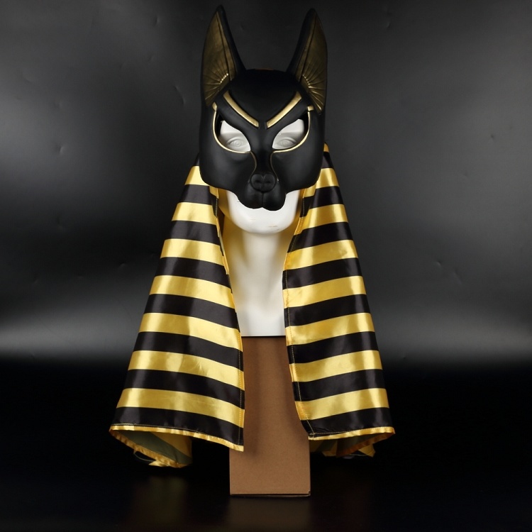 Eygpt God of Death Jackal Head Mask Suit for Masquerade Ball Classic ...