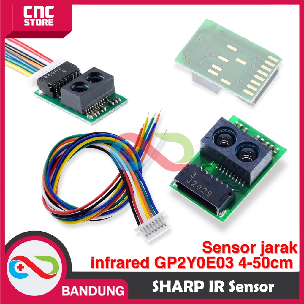 Sharp IR INFRARED TRACT SENSOR GP2Y0E03 4-50CM ANALOG OUTPUT + CABLE | Shopee Malaysia