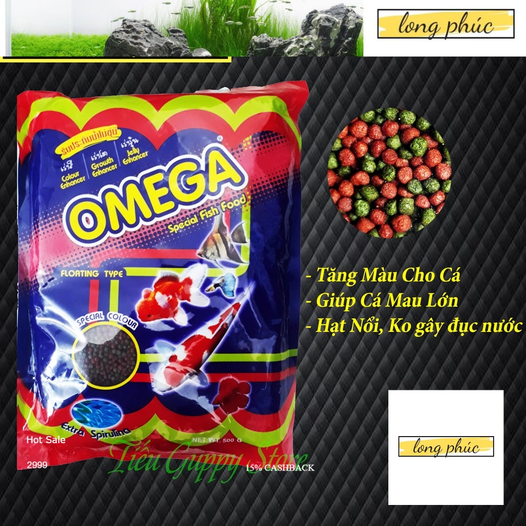 1kg OMEGA Bran - Ornamental Fish Food From Thailand - Helps Fish ...