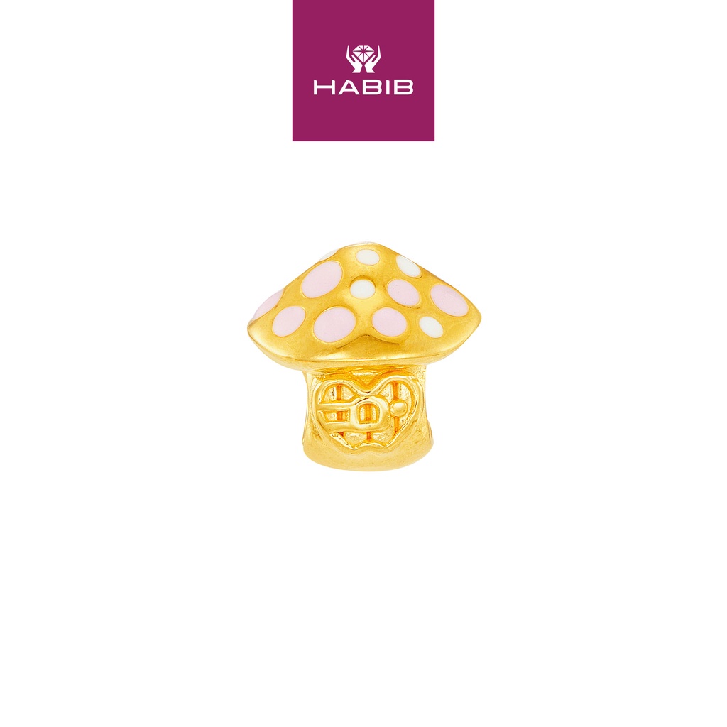 HABIB 916/22K Yellow Gold Charm (Mushroom) ABIT1250923(E) | Shopee Malaysia