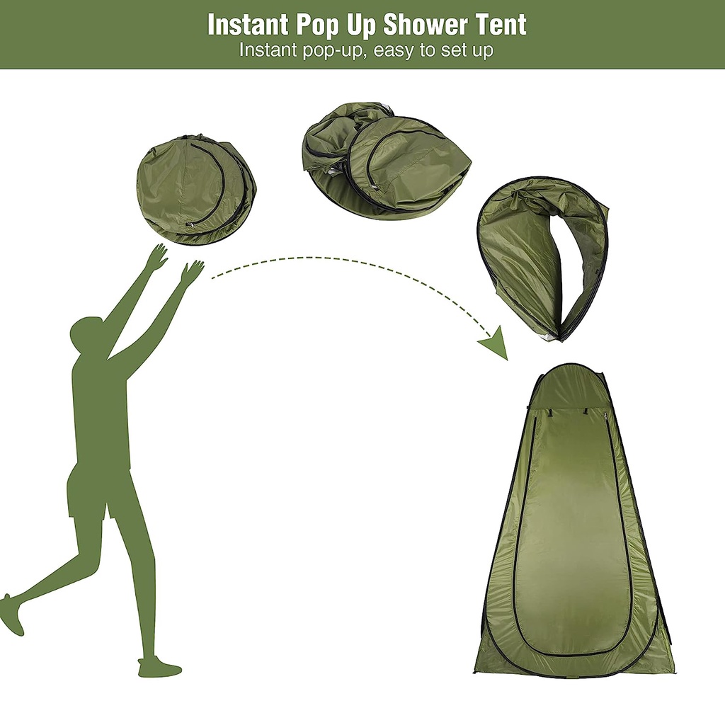 Privacy Tent Dressing Fitting Changing Room Tall Outdoor Bathroom ...