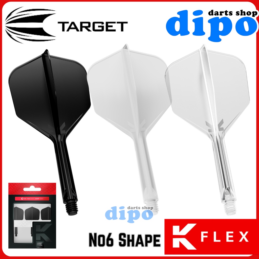 TARGET K-FLEX 【 No.6 Shape) 】Hard Material Darts Flight - TARGET Darts ...