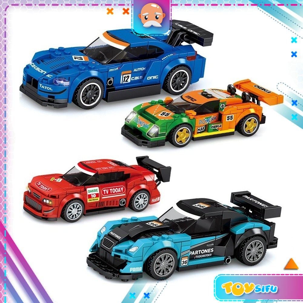[4IN1] Sembo Block 607089 - 607092 Famous Car World Mini Series ...