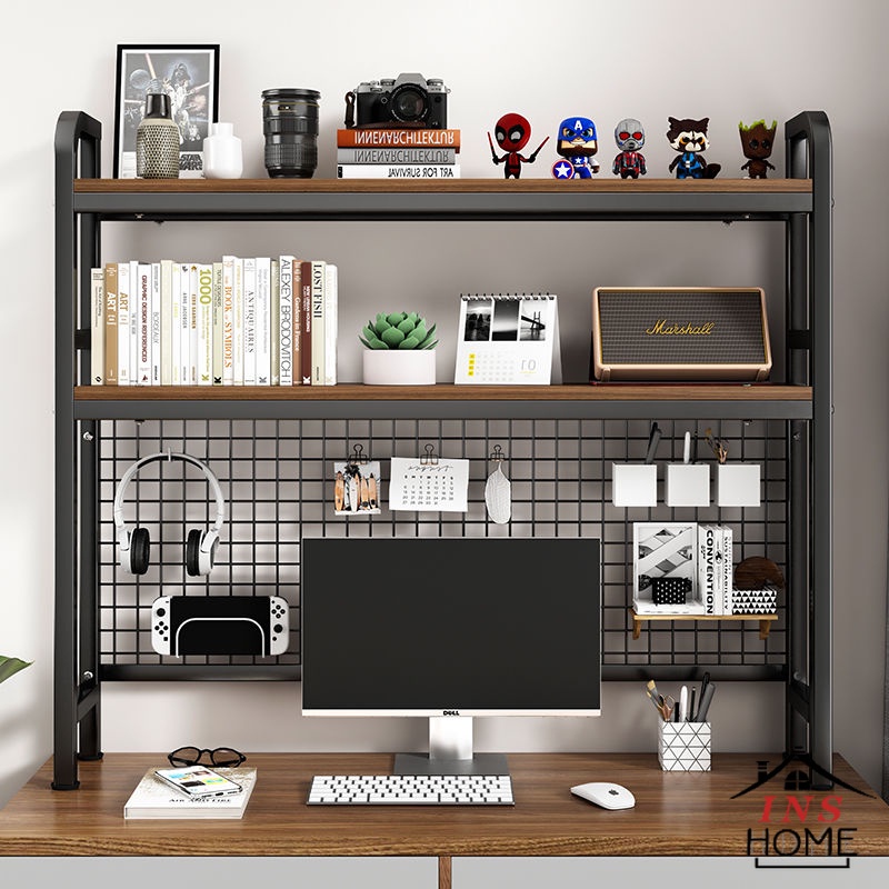 Desktop Rack Multi-layer Shelf Multipurpose Tabletop Storage Organiser ...